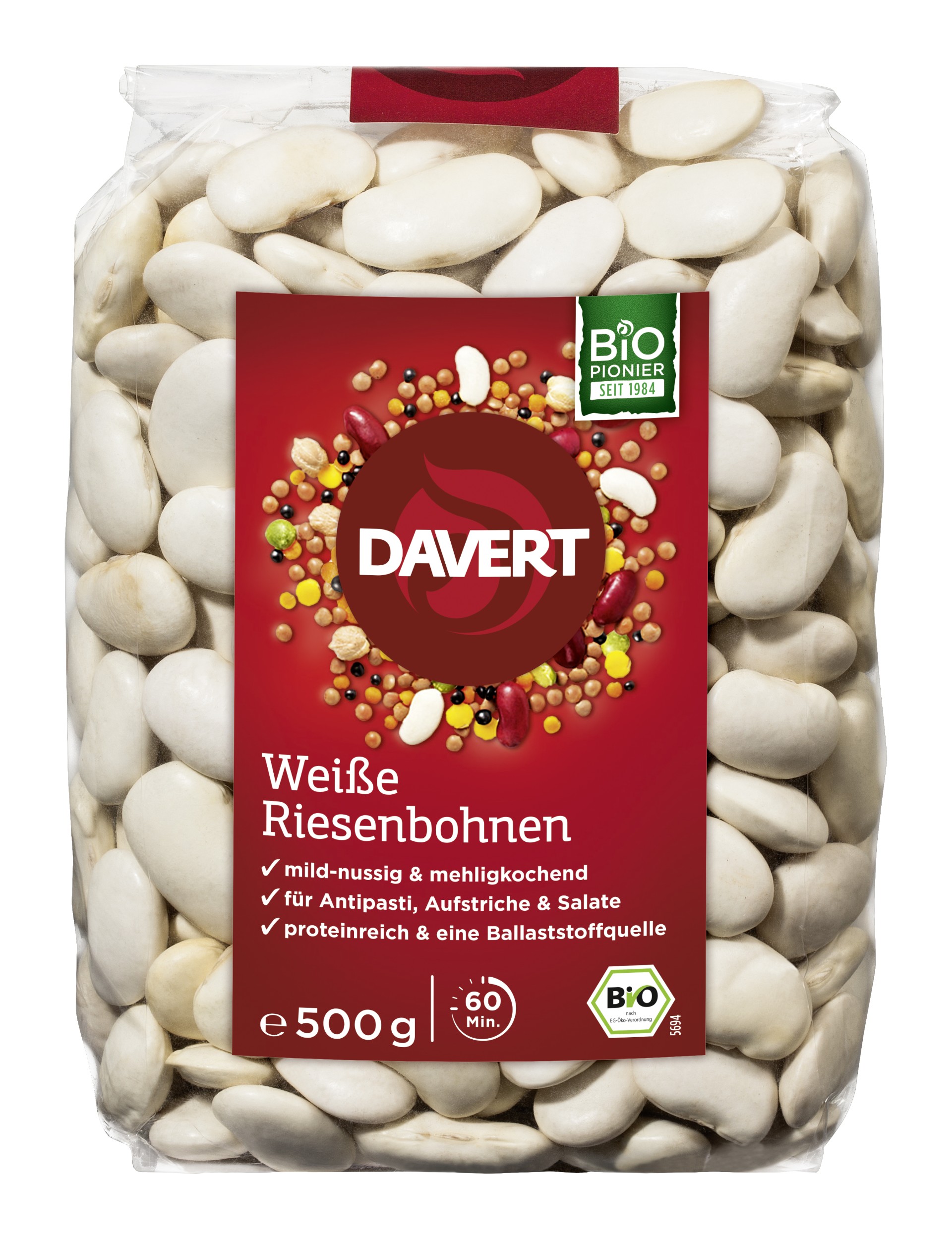 Weiße Riesenbohnen Fair Trade IBD 500g | Midsona