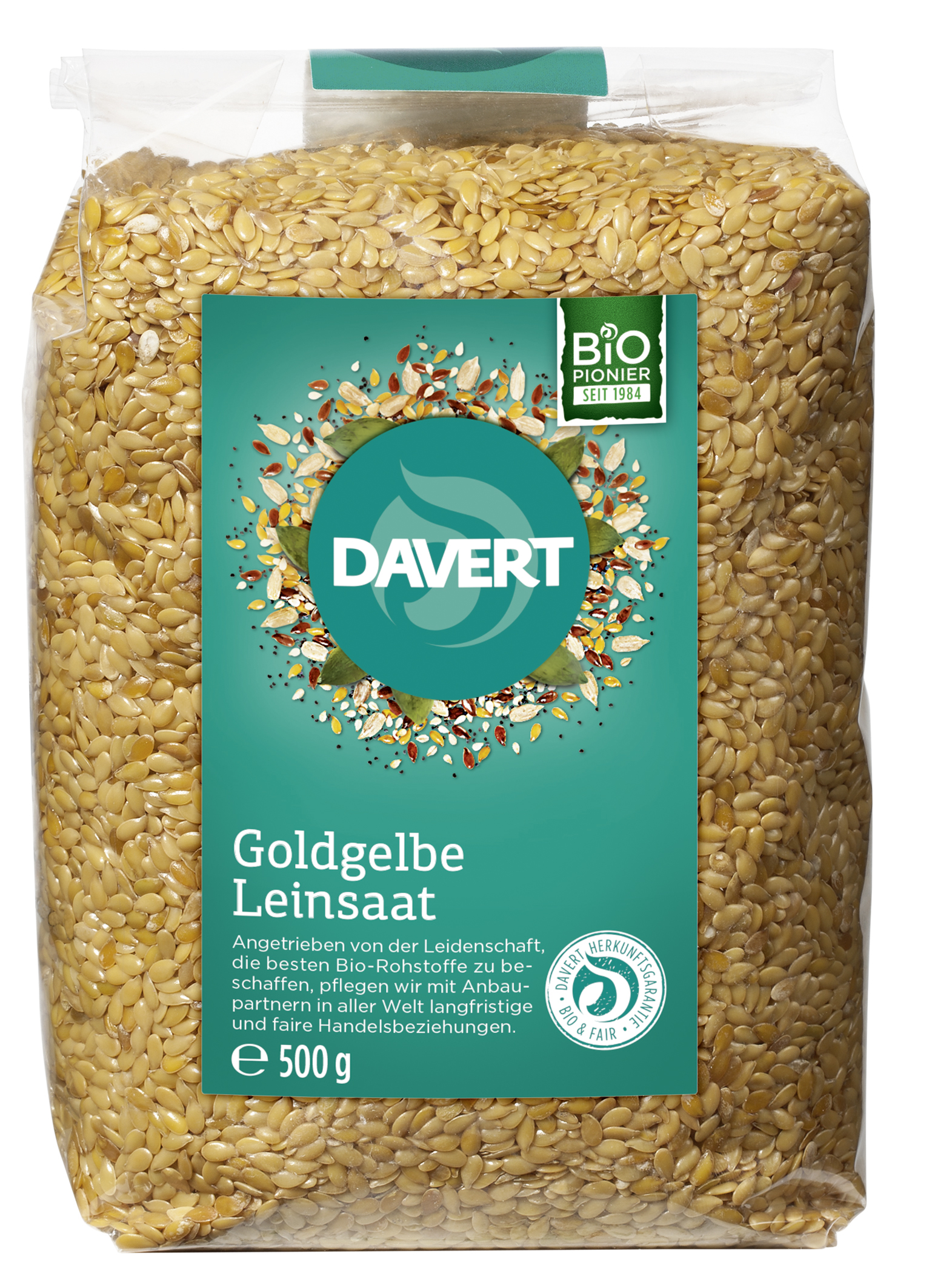 Goldgelbe Leinsaat 500g | Midsona